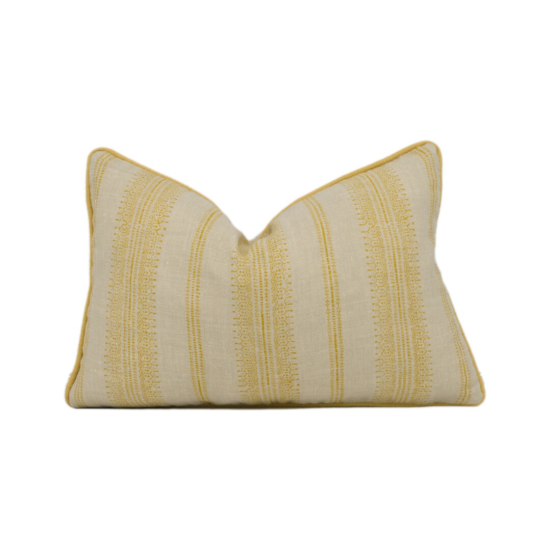 Kate Forman - Camille - Saffron - Stunning Piped Cushion Cover Handmade ...