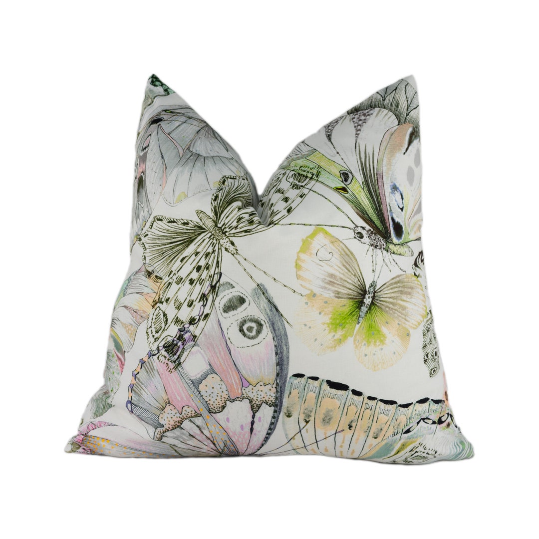 Designers Guild - Papillons - Shell - Stunning Designer Cushion Cover ...