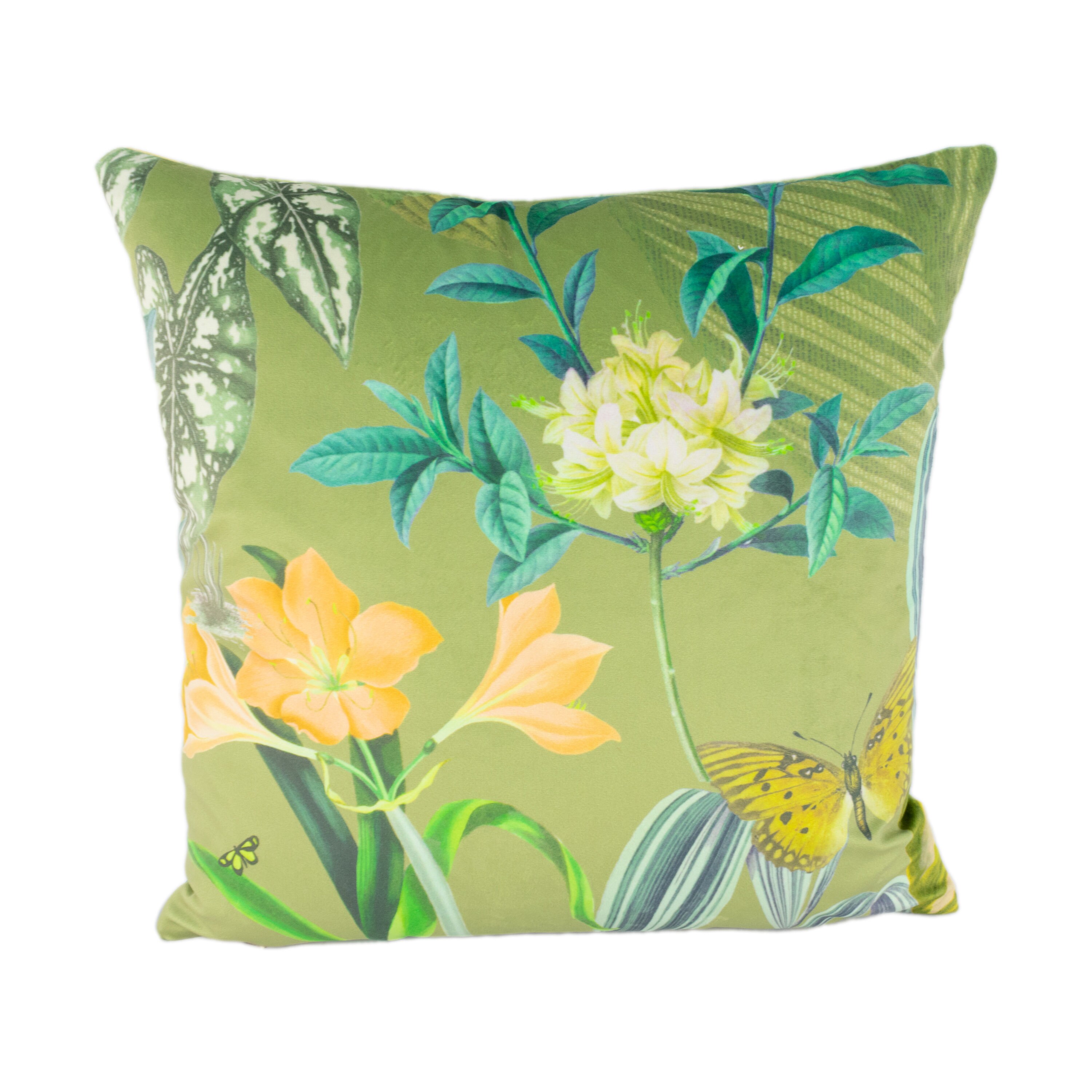 Prestigious - Barbados - Palm - Maximalist Tropical Landscape Velvet ...