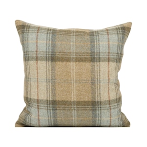 Abraham Moon - Stroud - Eau De Nil - 100% Wool Cushion Cover - Designer ...