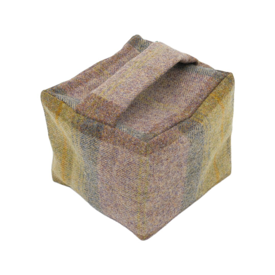 Door Stop Art of the Loom Wool Plaid Olive Grove Stunning Handmade ...