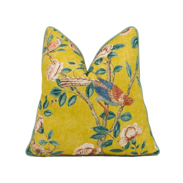 Teal Yellow Pillow - Etsy