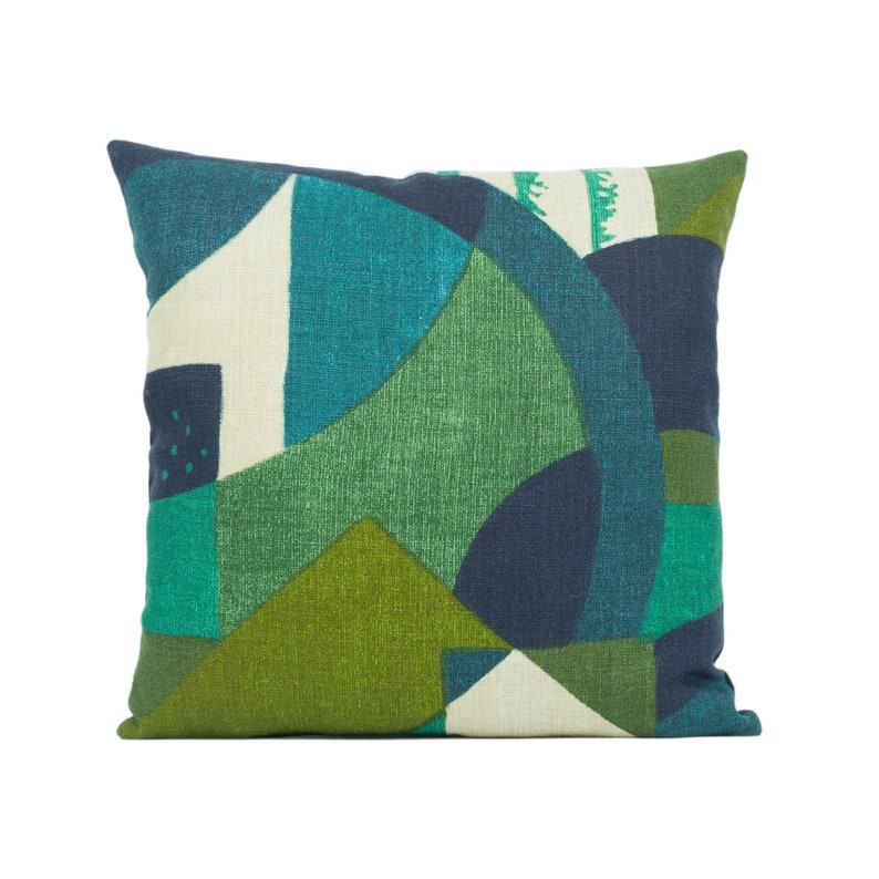 Zoffany - Abstract 1928 - Serpentine - Bold Bauhaus Influenced Cushion ...