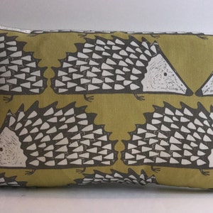 Scion Spike Kiwi or Honey Cute Geometric Hedgehog Cushion Cover ...