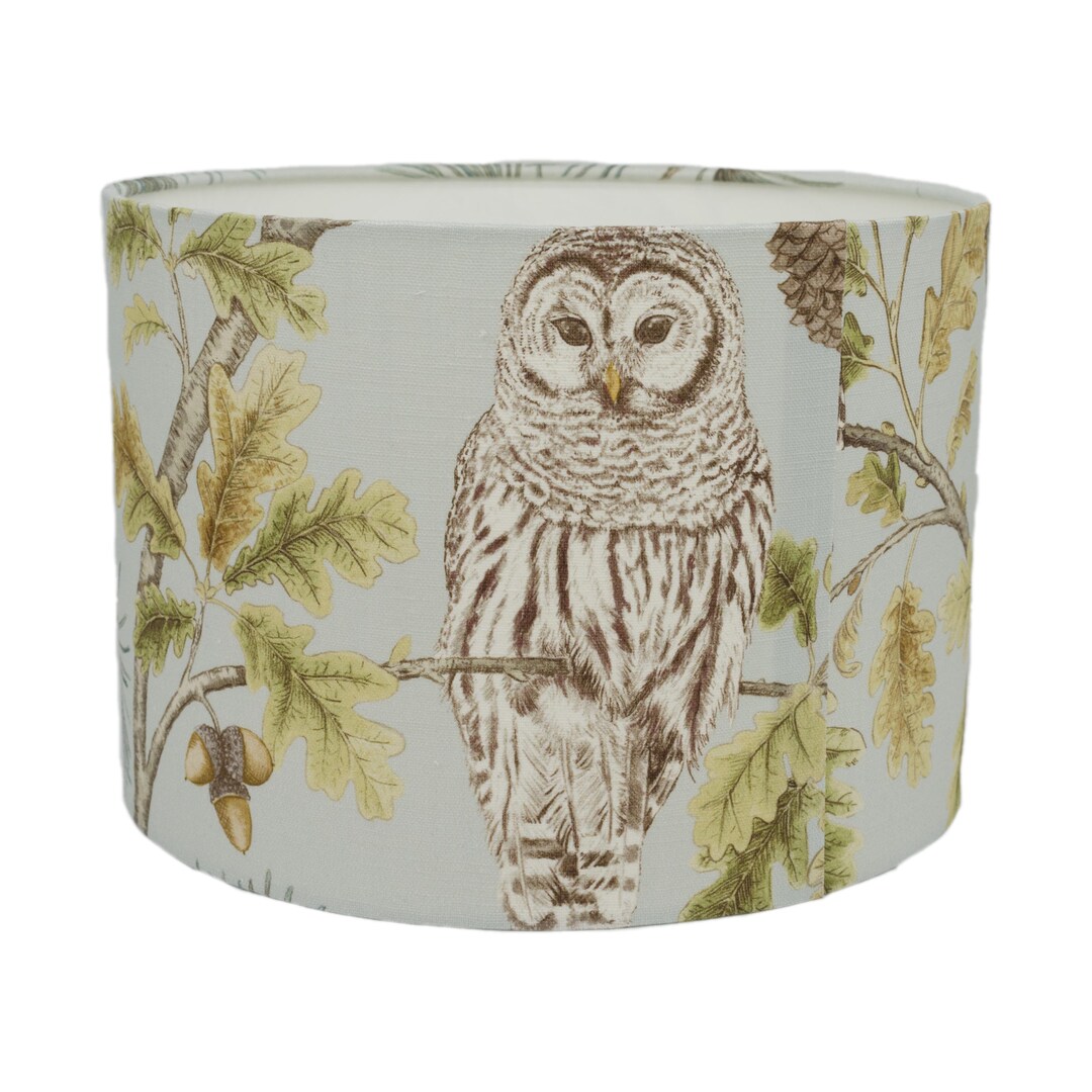 Sanderson - Owlswick - Whitstable Blue - Lampshade - Ceiling Light ...