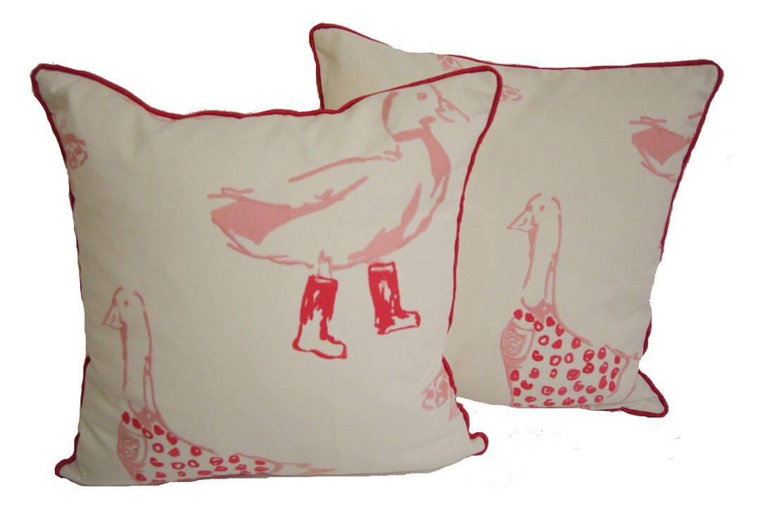 Clarke & Clarke Jemima Pink Stunning Embroidered Cushion Cover Throw ...