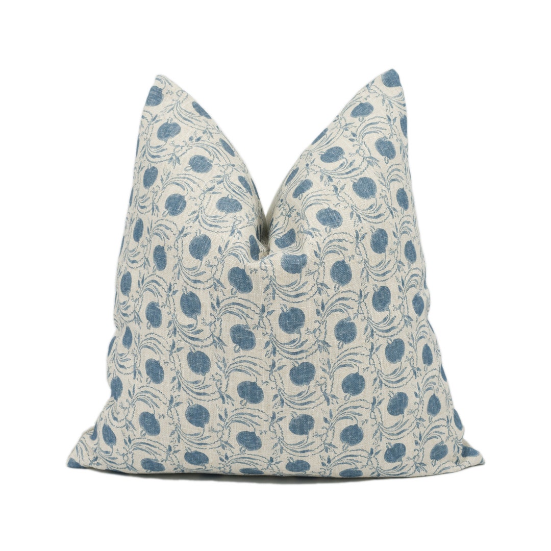 GP & J Baker - Seed Pod - Blue - Small Scale Indian Inspired Designer ...