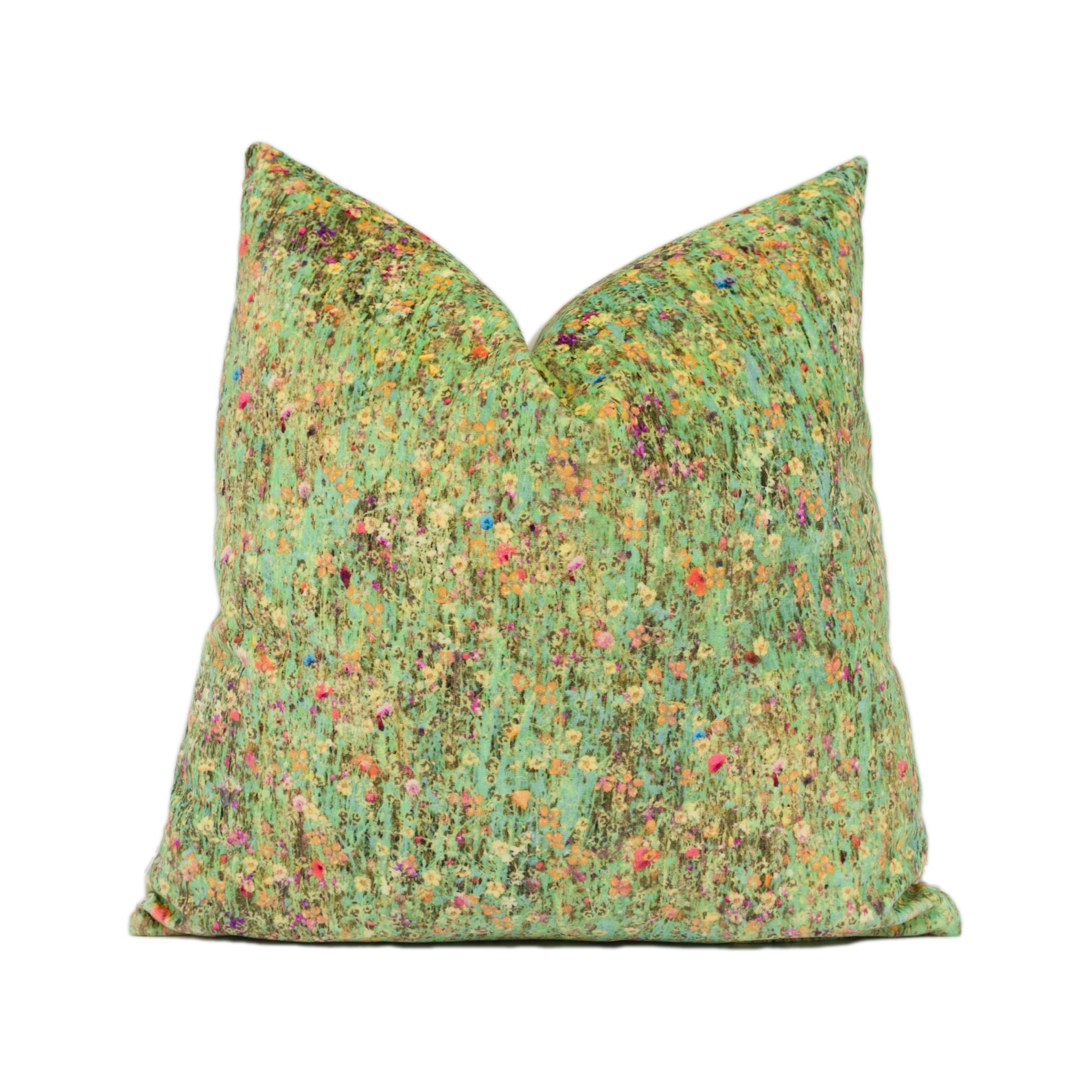 Liberty of London - Mawston Meadow Velvet - Dew - Plush Floral Cushion ...