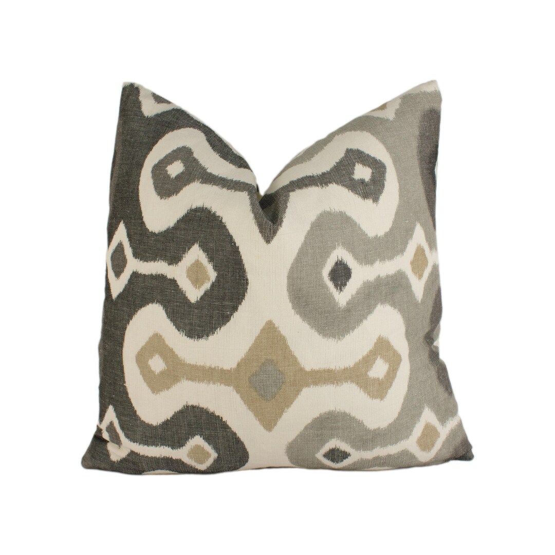 Martyn Lawrence Bullard X Schumacher - Darya Ikat - Stone - Authentic ...