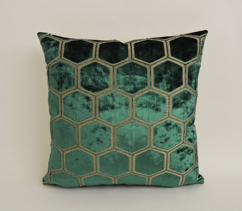 Designers Guild Manipur Azure Luxury Velvet Cushion - Etsy UK