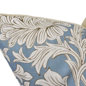 William Morris - Chrysanthemum Toile - Slate - Toile Floral Cushion ...