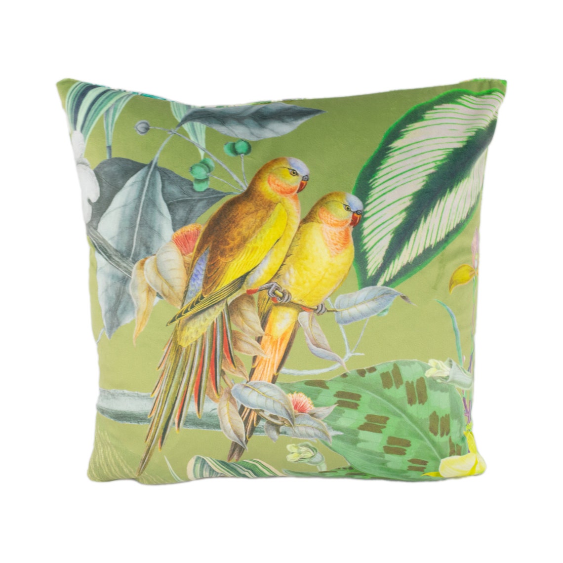 Prestigious - Barbados - Palm - Maximalist Tropical Landscape Velvet ...