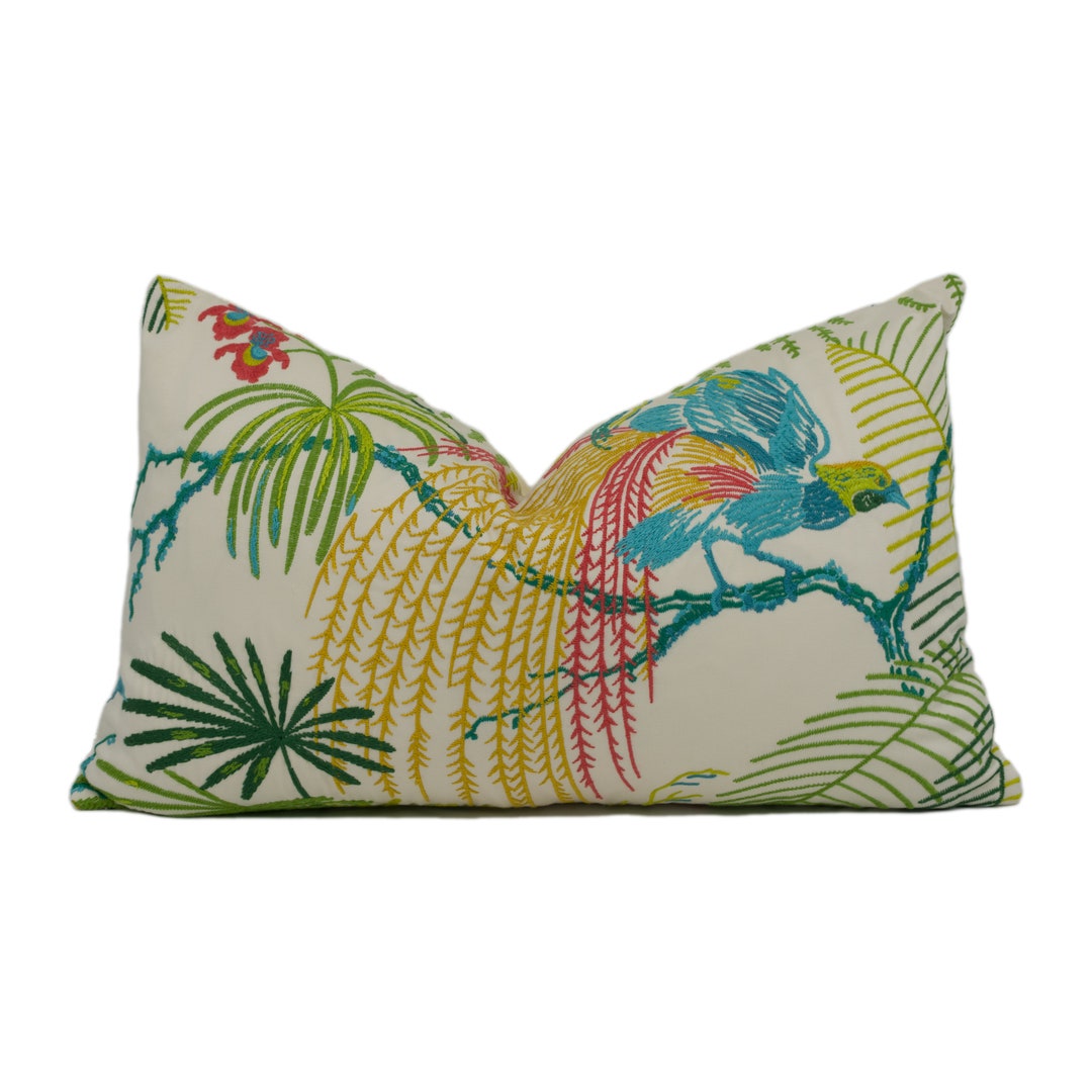 Sanderson - Rain Forest Embroidery - Tropical - Exotic Embroidered ...