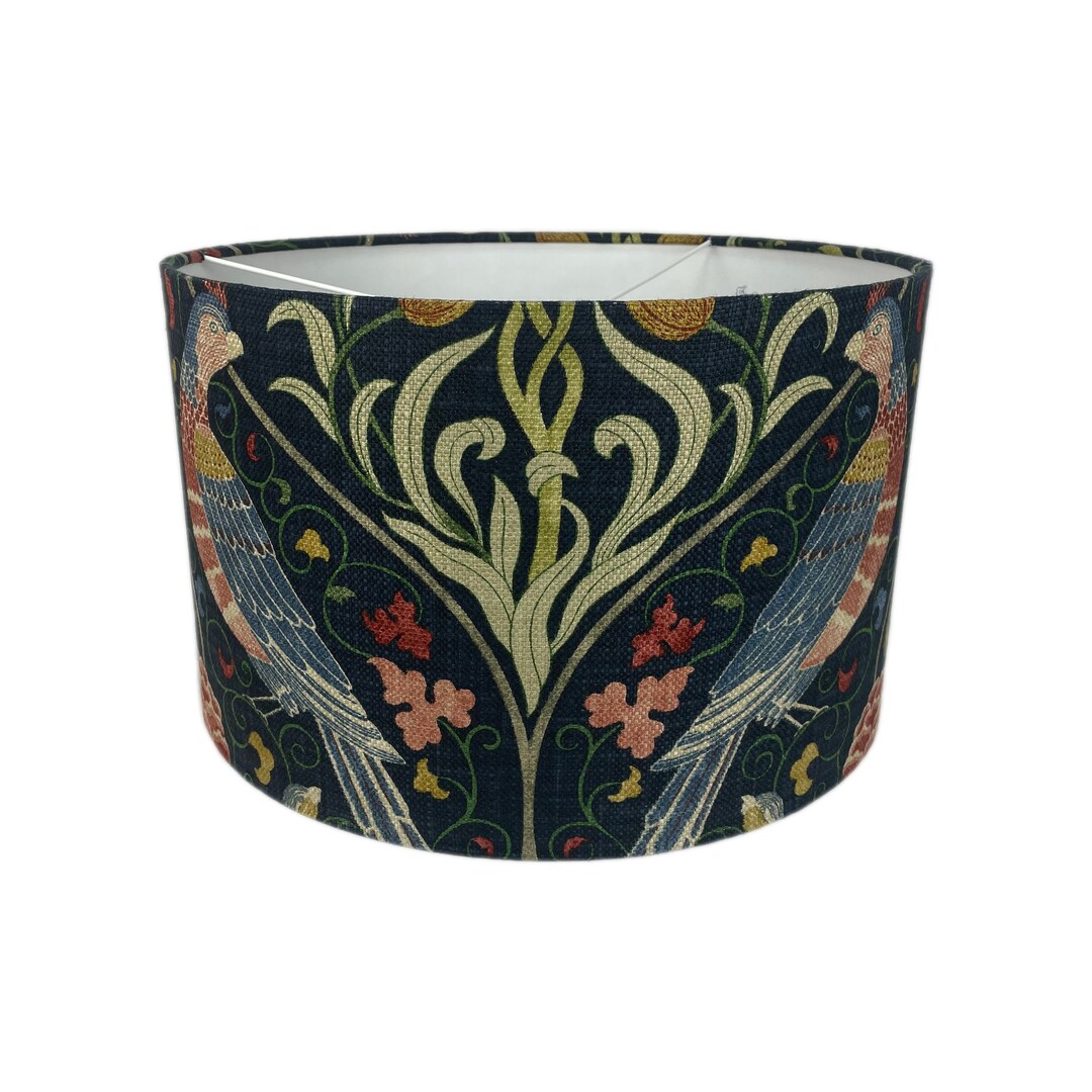 William Morris - Seasons by May - Indigo - Lampshade/ceiling Light ...