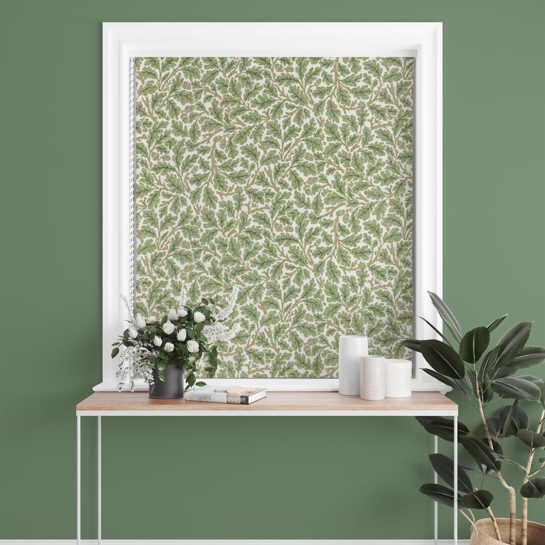 William Morris Oak Forest / Cream Made to Measure Professionally Made ...
