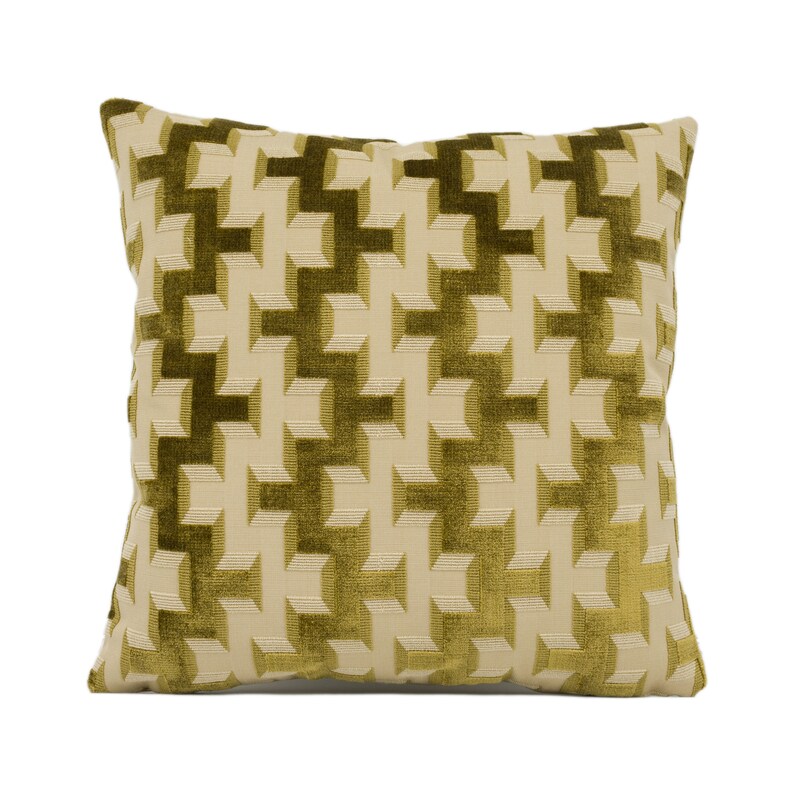 Zoffany - Colonnade - Light Gold - Sumptuous Gold Cut Velvet Cushion ...