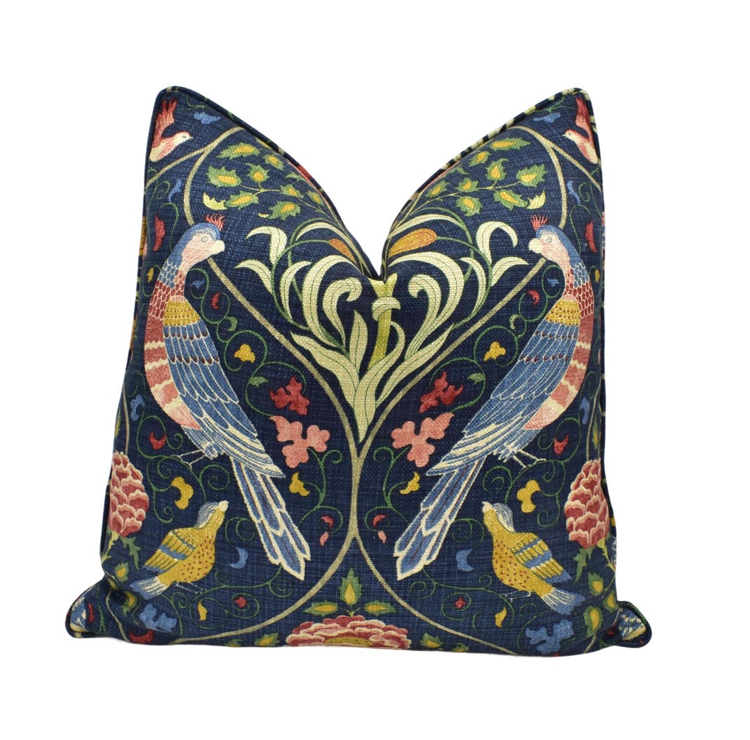 William Morris - Seasons by May - Indigo - Classic May Morris Mirror ...