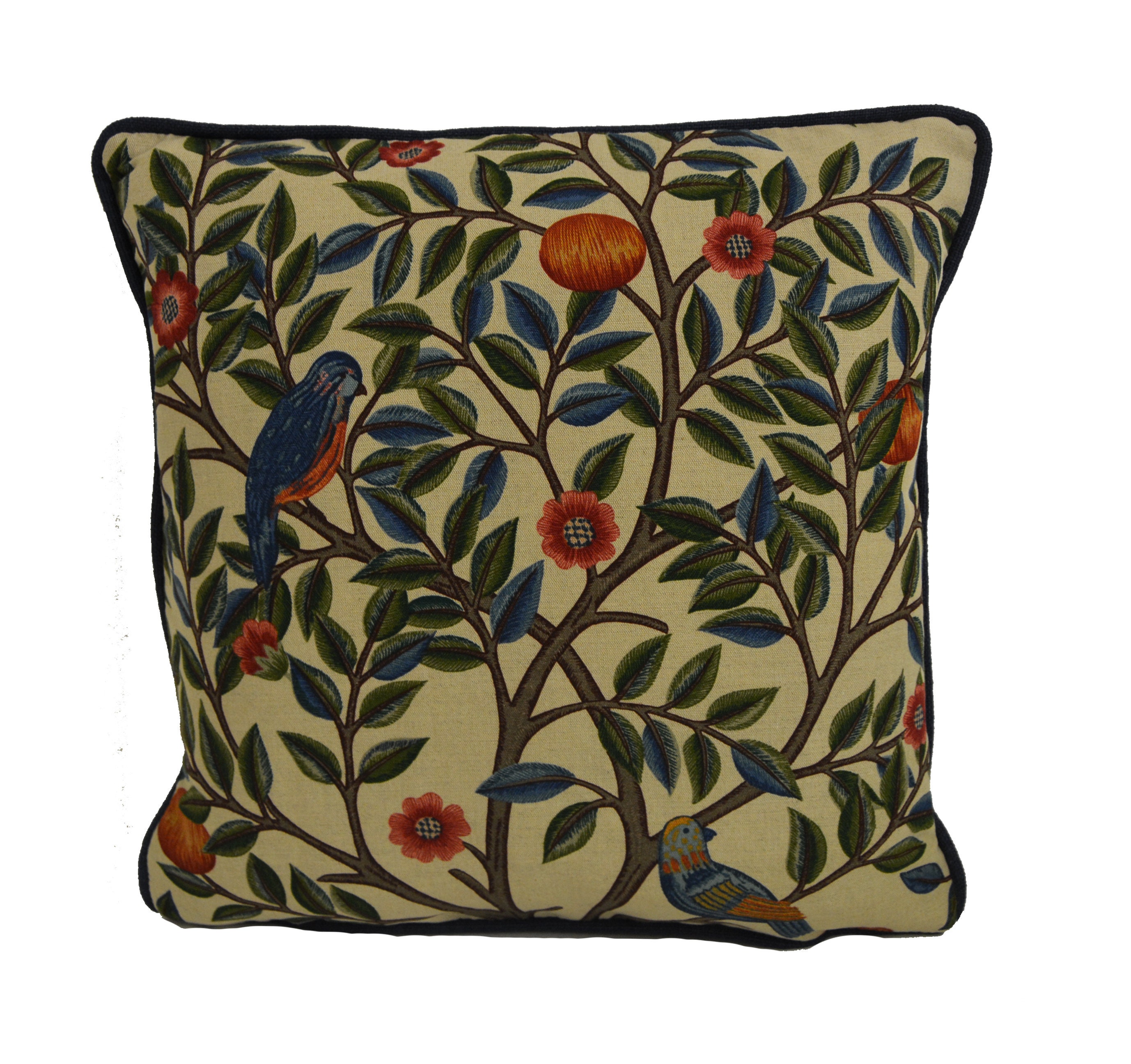William Morris Kelmscott Tree Woad / Wine Cushion Cover - Etsy UK