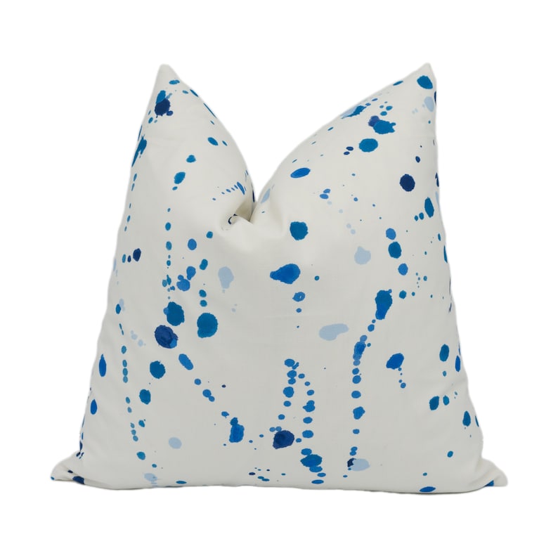 Porter Teleo for Schumacher Ink Splash Blue Abstract - Etsy