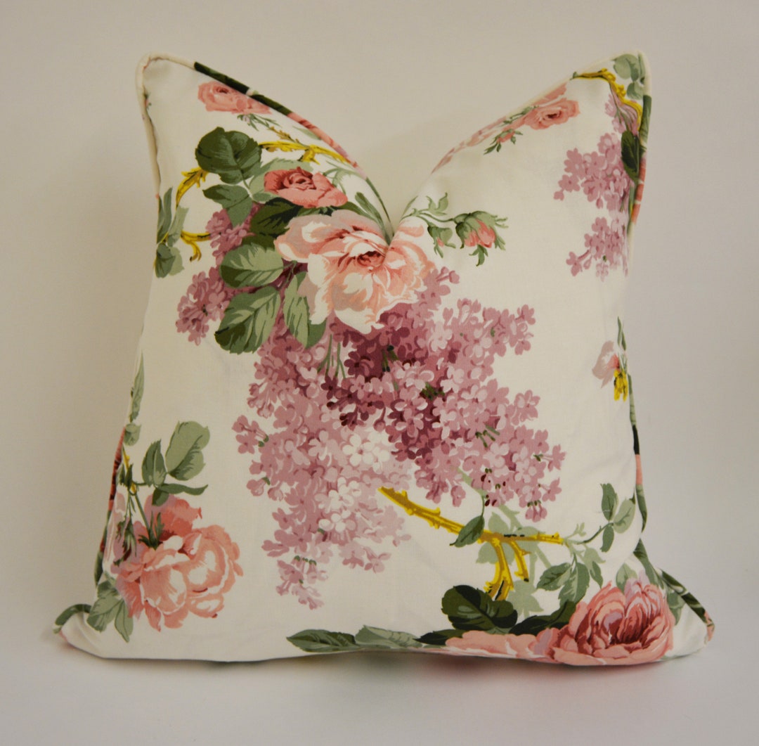 Sanderson Sorilla Pink /lilac Cushion Cover Throw Pillow - Etsy