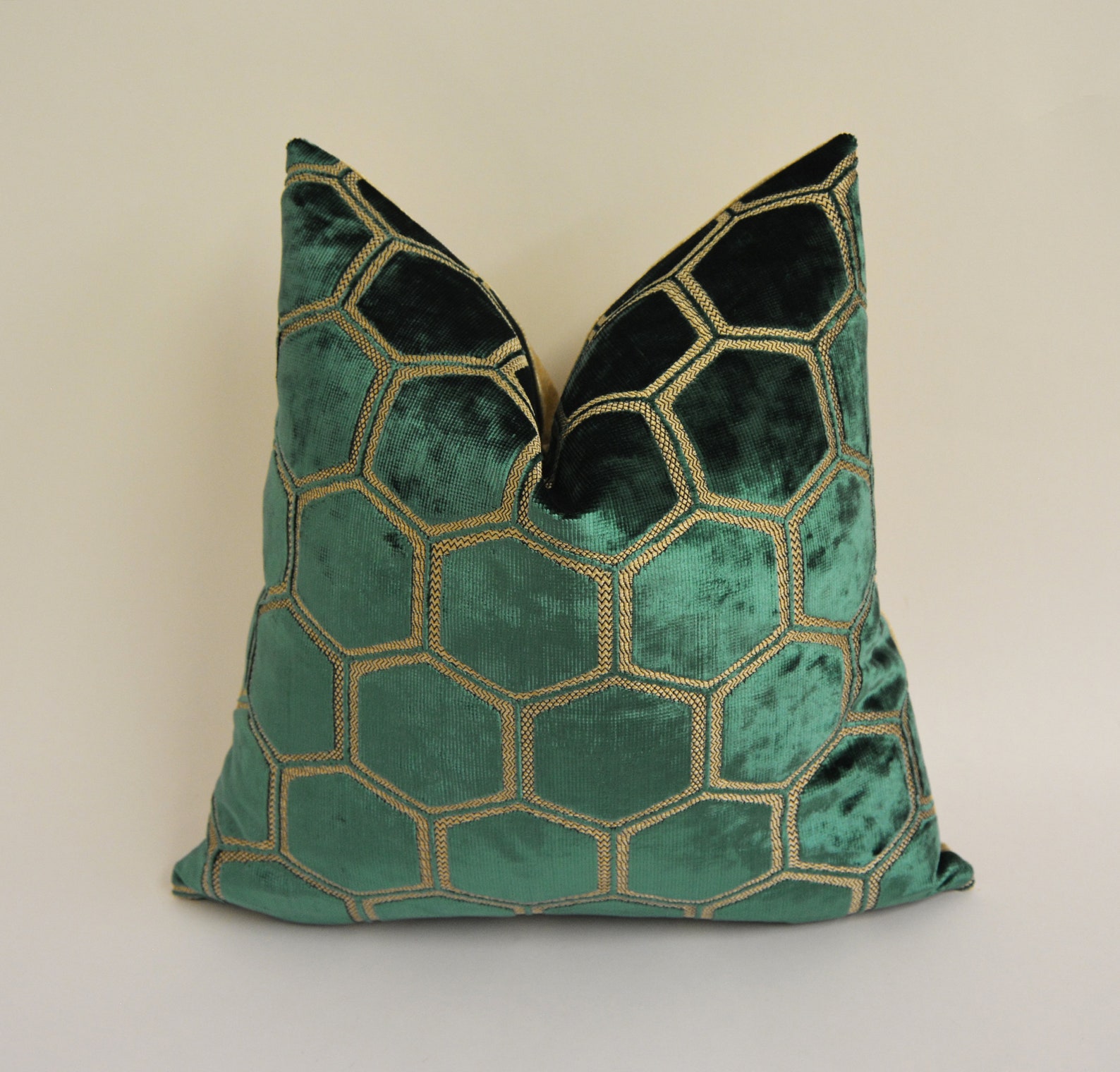 Designers Guild Manipur Azure Luxury Velvet Cushion Cover Throw Pillow ...