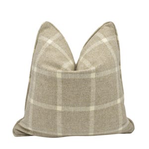 Abraham Moon - Hawes - Natural - 100% Wool Cushion Cover - Designer ...