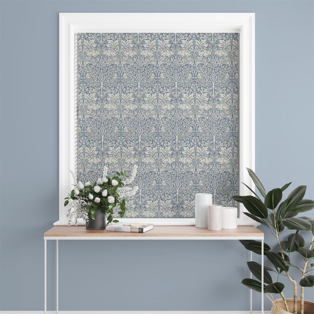 William Morris - Brer Rabbit - Slate / Vellum - Made to Measure ...