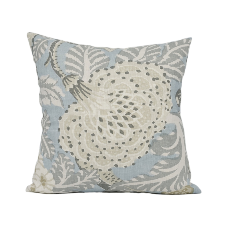 Thibaut Mitford Aqua Stunning Cushion Cover Handmade - Etsy