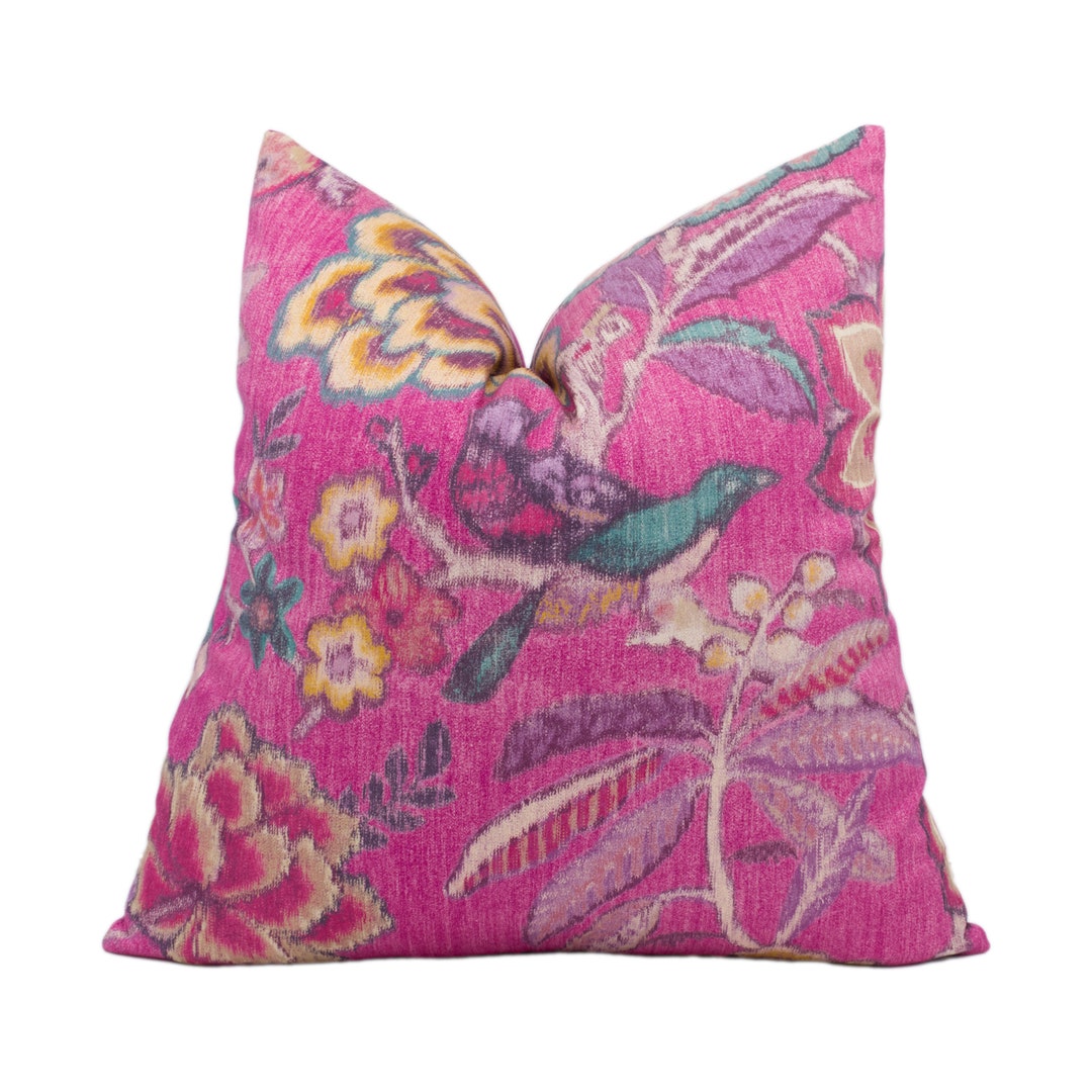 Sanderson - Indra Flower - Hibiscus - Stunning Handmade Cushion Cover ...