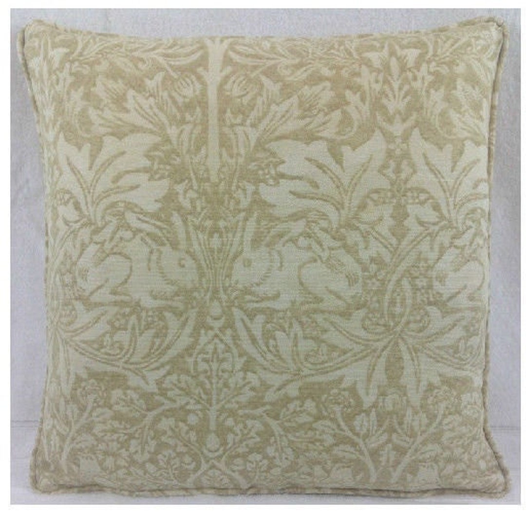 William Morris - Brer Rabbit - Manilla / Ivory - Cushion Cover Throw ...