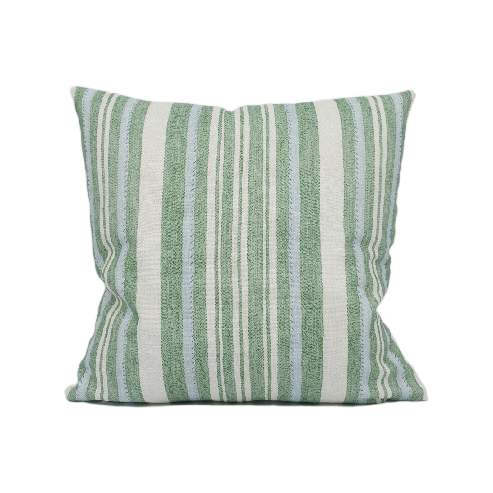 Jane Churchill - Tulsi Stripe - Green - Lively Modern Striped Cushion ...