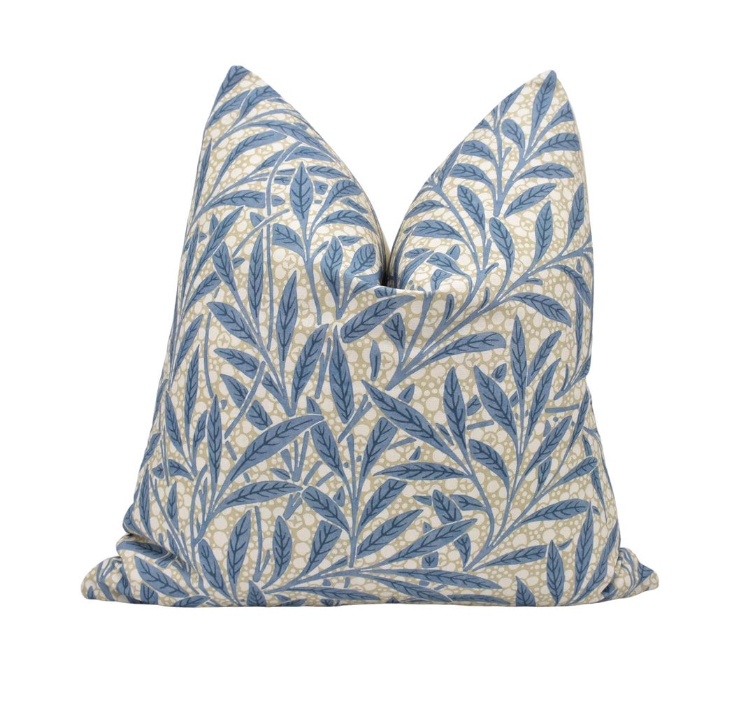 William Morris - Emerys Willow - Woad - Classic Willow Cushion Cover ...
