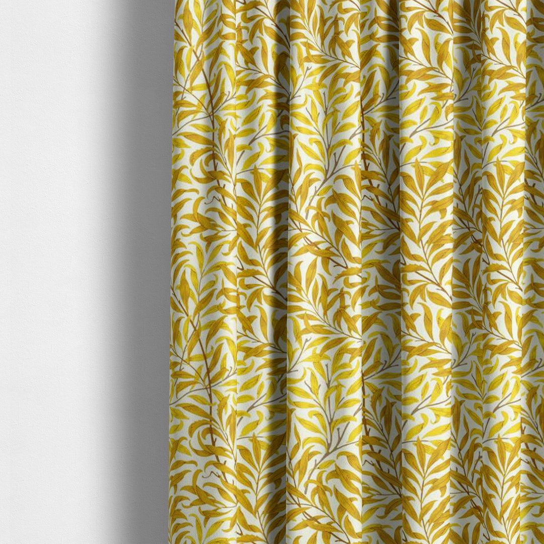 William Morris Willow Bough Summer Yellow Curtains Made to Measure ...