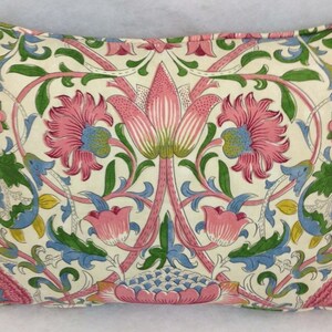 William Morris - Lodden - Blush / Woad - Cushion Cover Throw Pillow ...