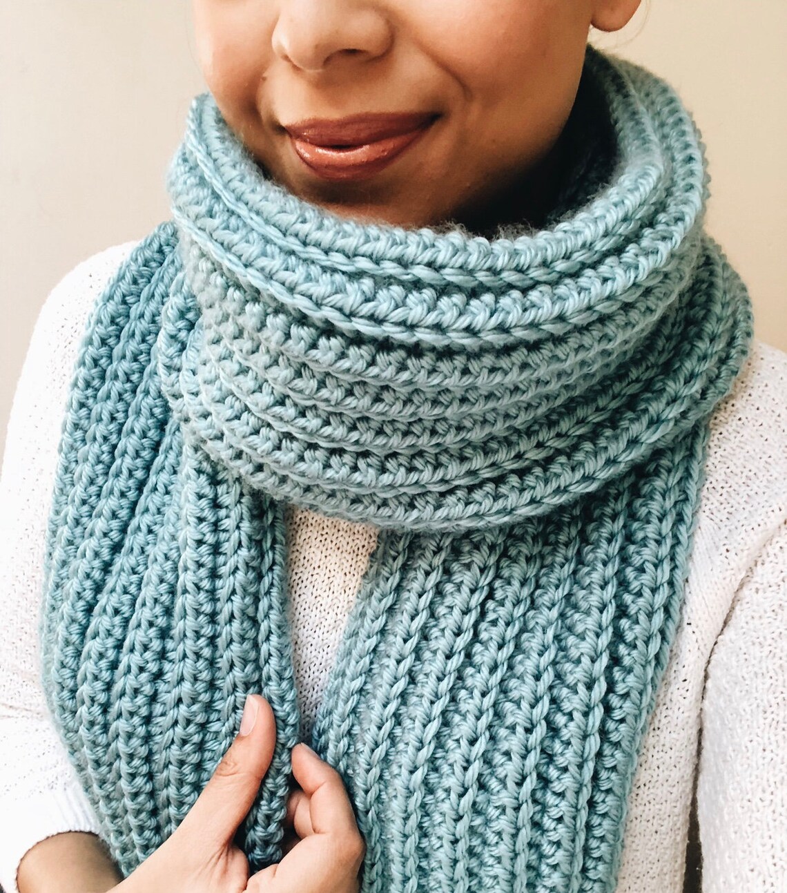 The Jessie Scarf | Crochet Ribbed Scarf | Winter Scarf | Winter ...