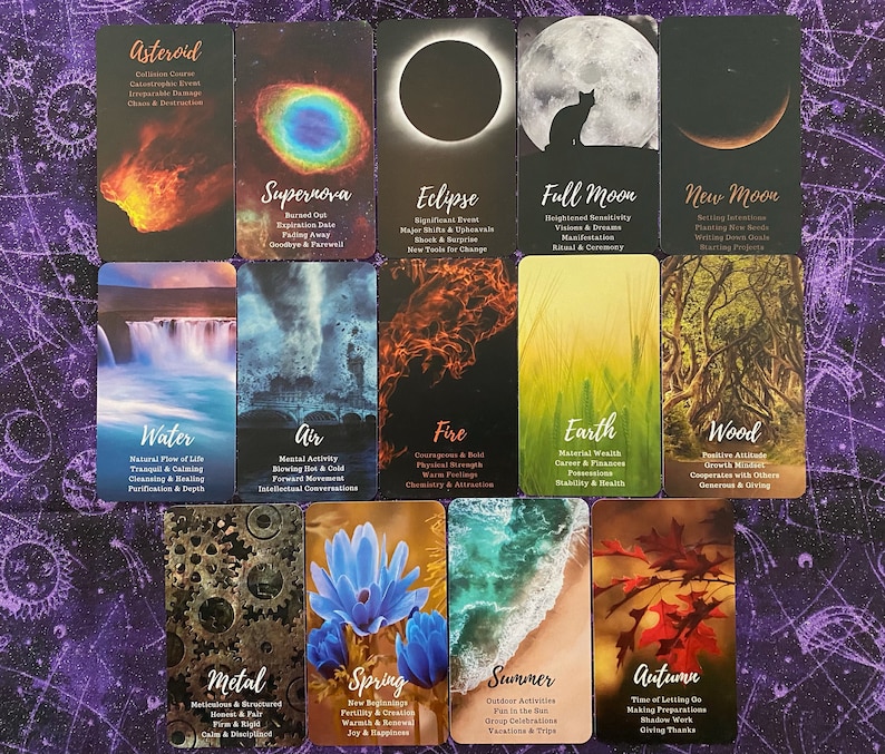 Earth & Sky Oracle Cards PRE-ORDER free Shipping Tarot - Etsy
