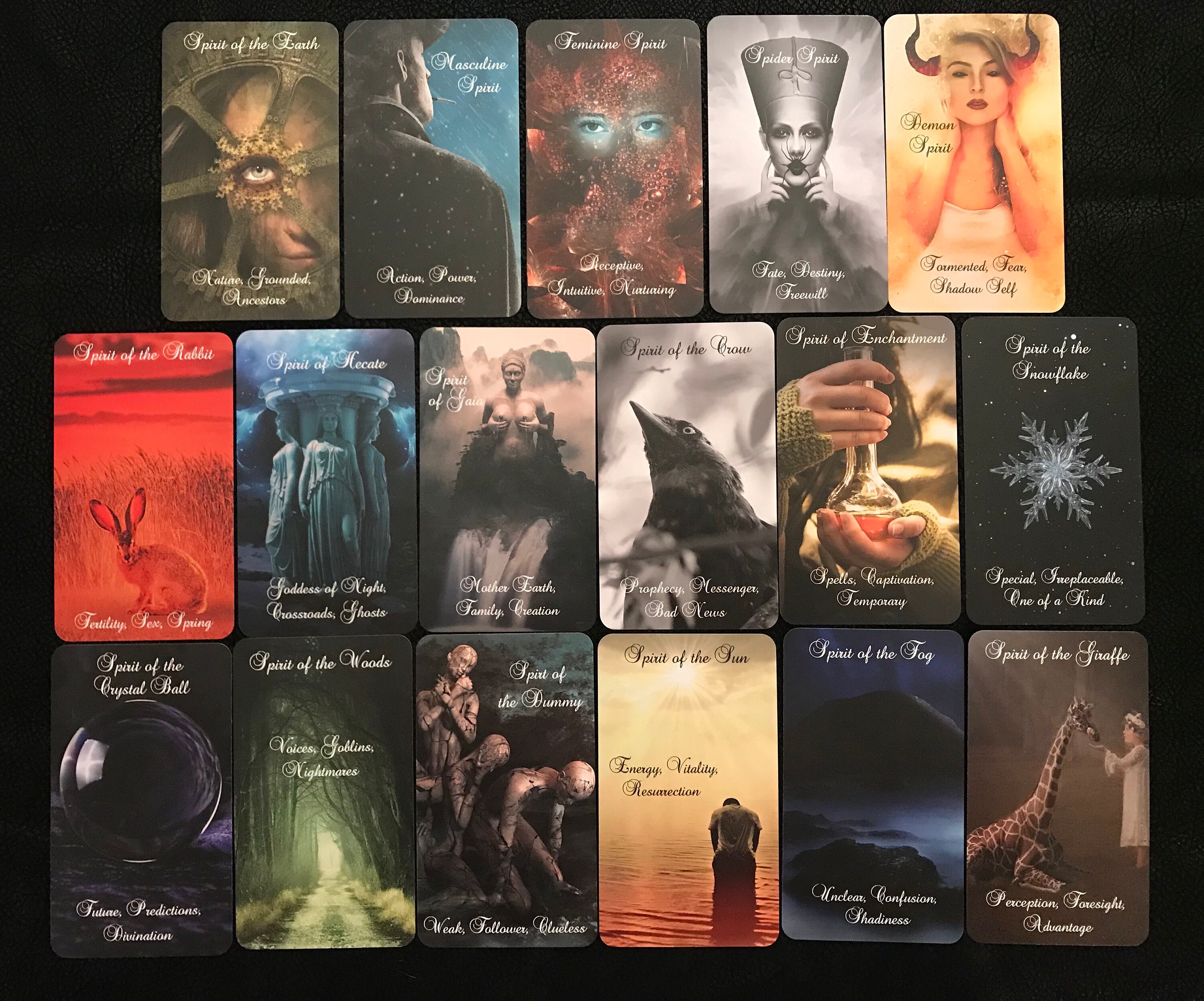 SPIRIT GUIDE Oracle Cards Beings of Dark & Light for Your - Etsy