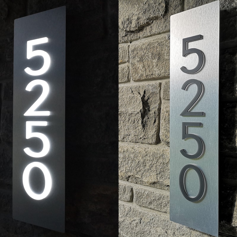 Led House Number - Etsy