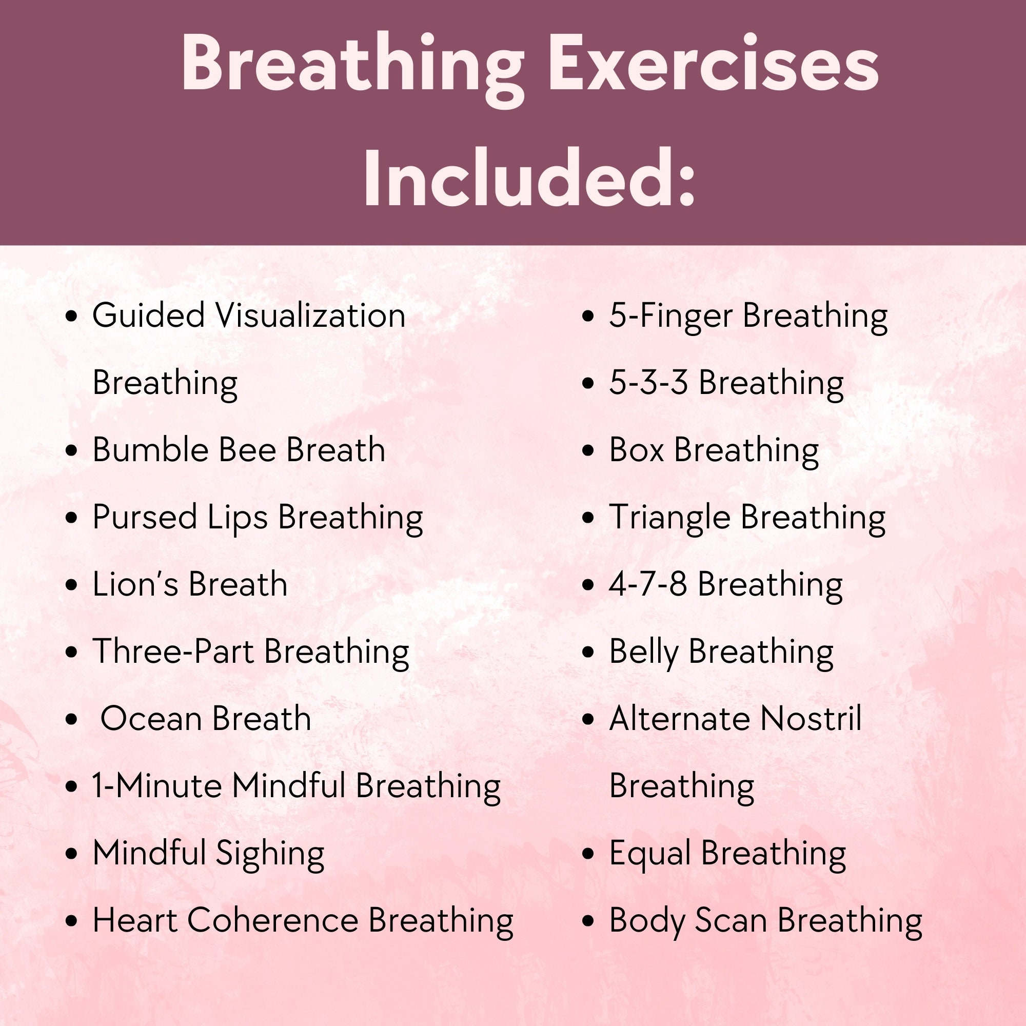 Mindful Breathing Worksheets | Mindfulness Breathing Exercises PDF ...