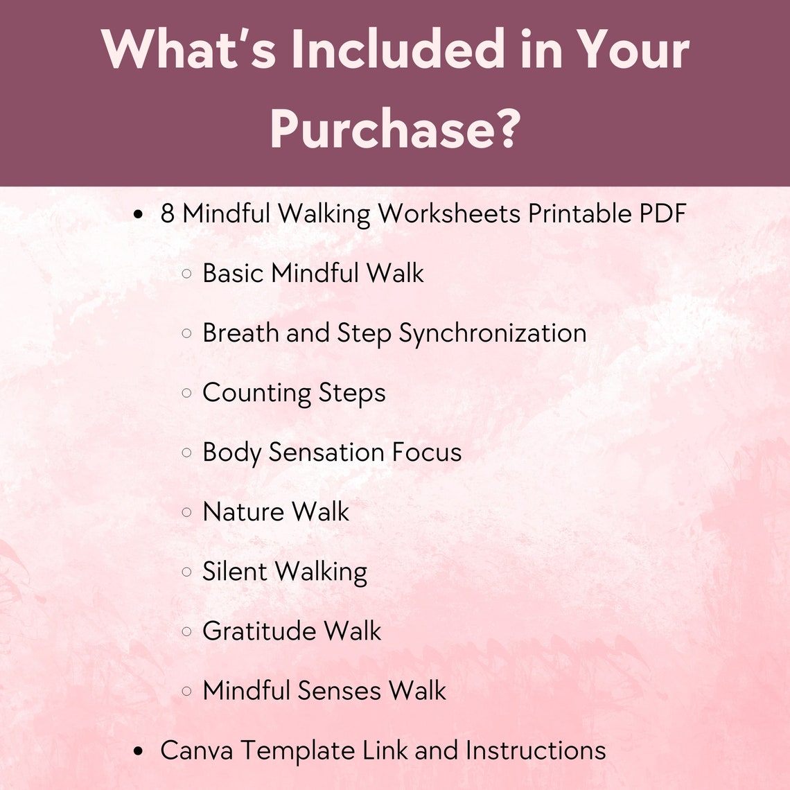 Mindful Walking Worksheets | Mindful Walking Exercises PDF Printable ...