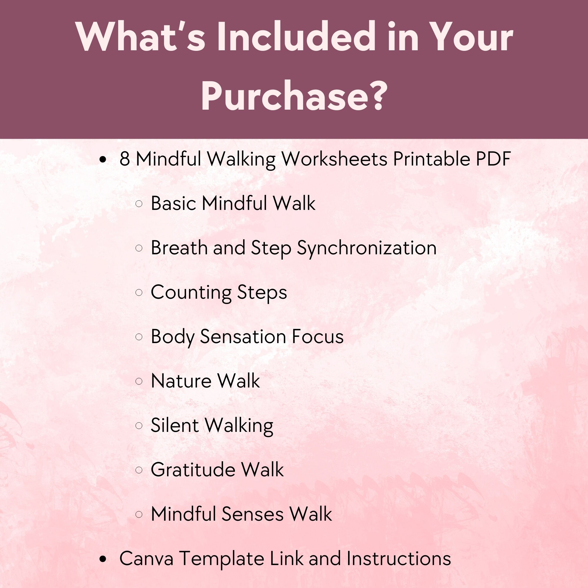 Mindful Walking Worksheets | Mindful Walking Exercises PDF Printable ...