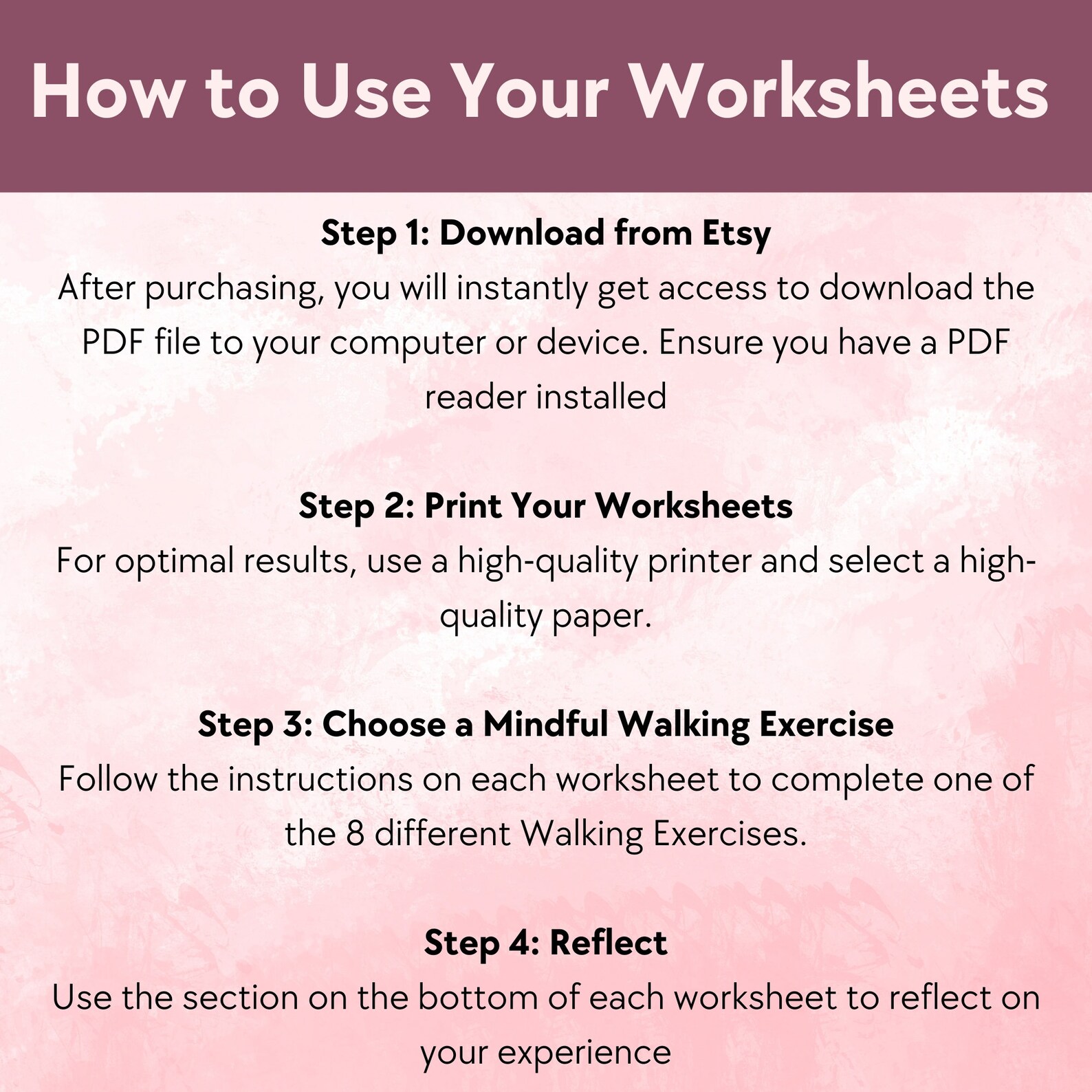 Mindful Walking Worksheets | Mindful Walking Exercises PDF Printable ...