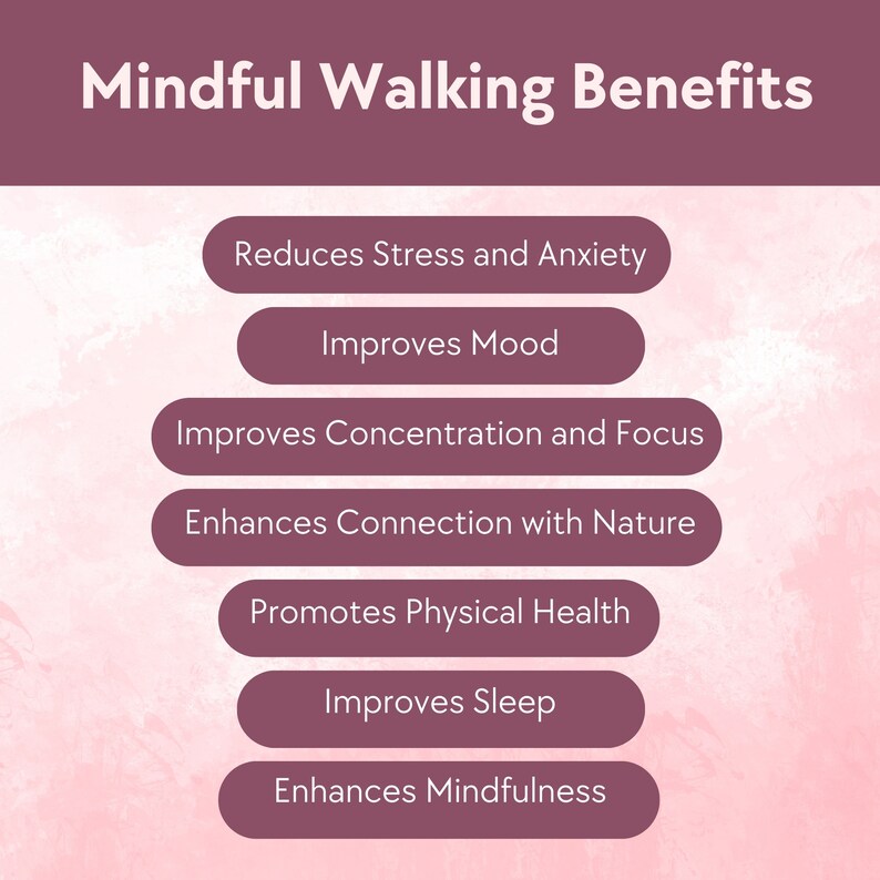 Mindful Walking Worksheets Mindful Walking Exercises PDF Printable ...