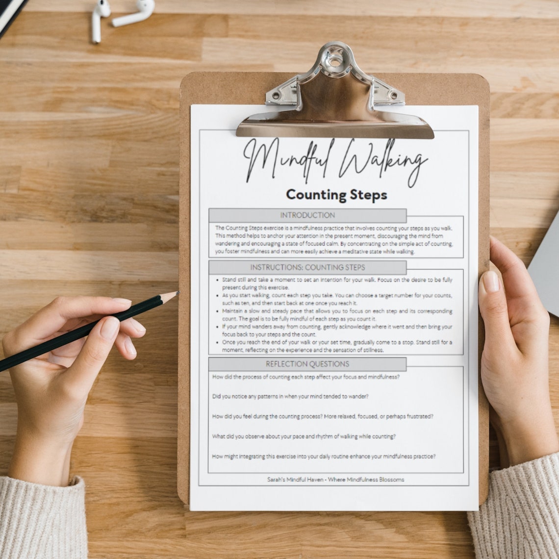 Mindful Walking Worksheets | Mindful Walking Exercises PDF Printable ...