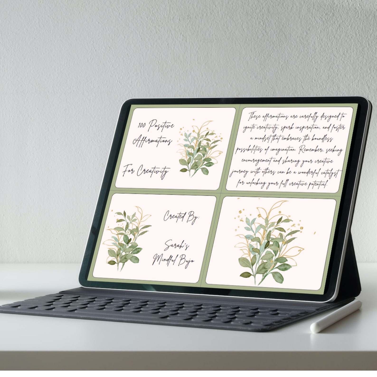 100 Affirmation Flashcards for Creativity Printable Daily Positive ...