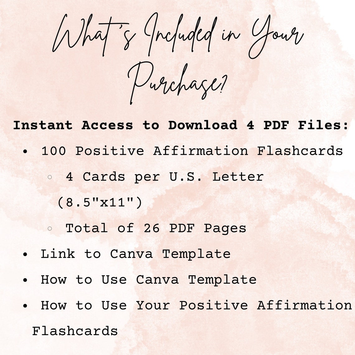 100 Affirmation Flashcards for Creativity Printable Daily Positive ...