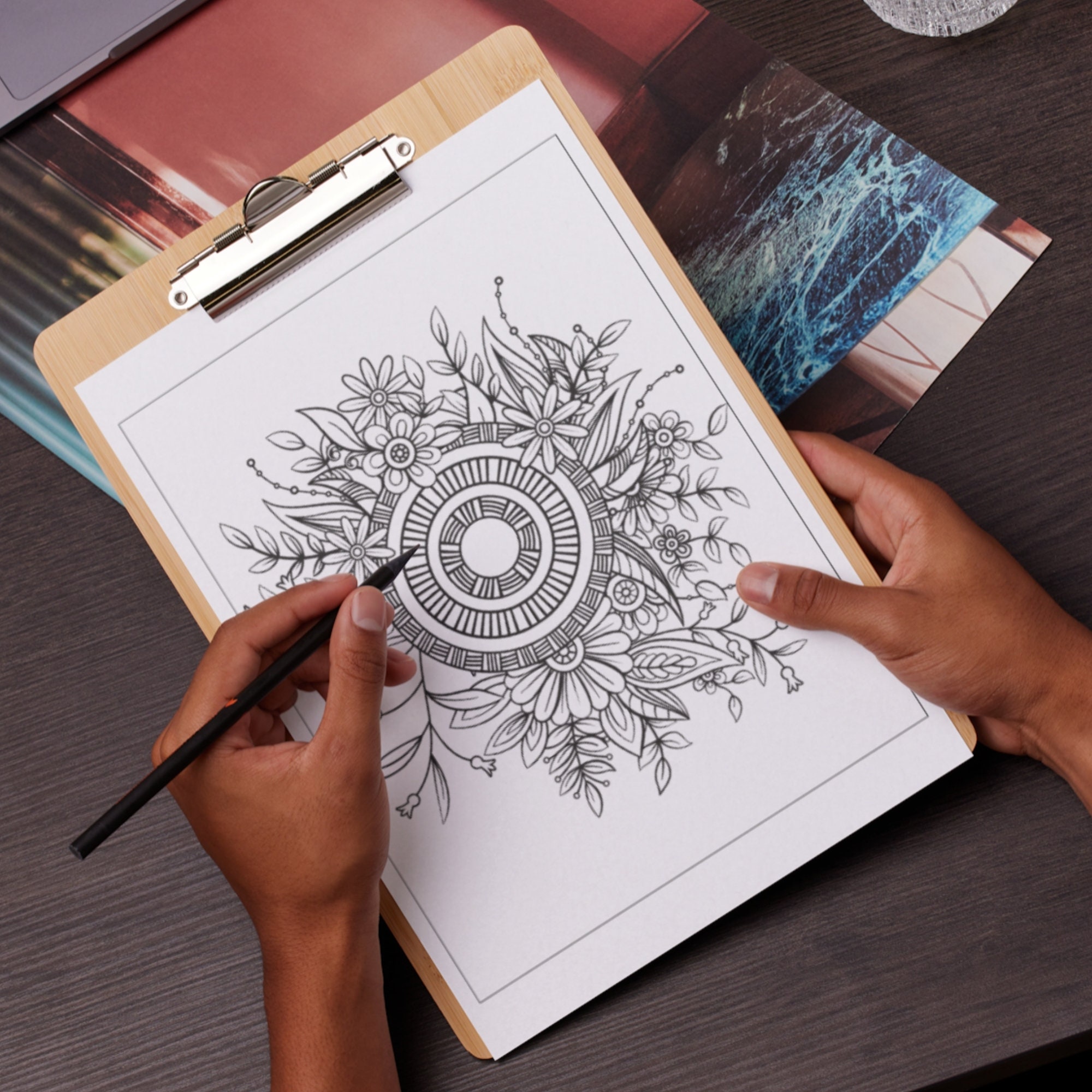 Mindful Coloring Pages - Mandala Meditations | Printable PDF Adult ...