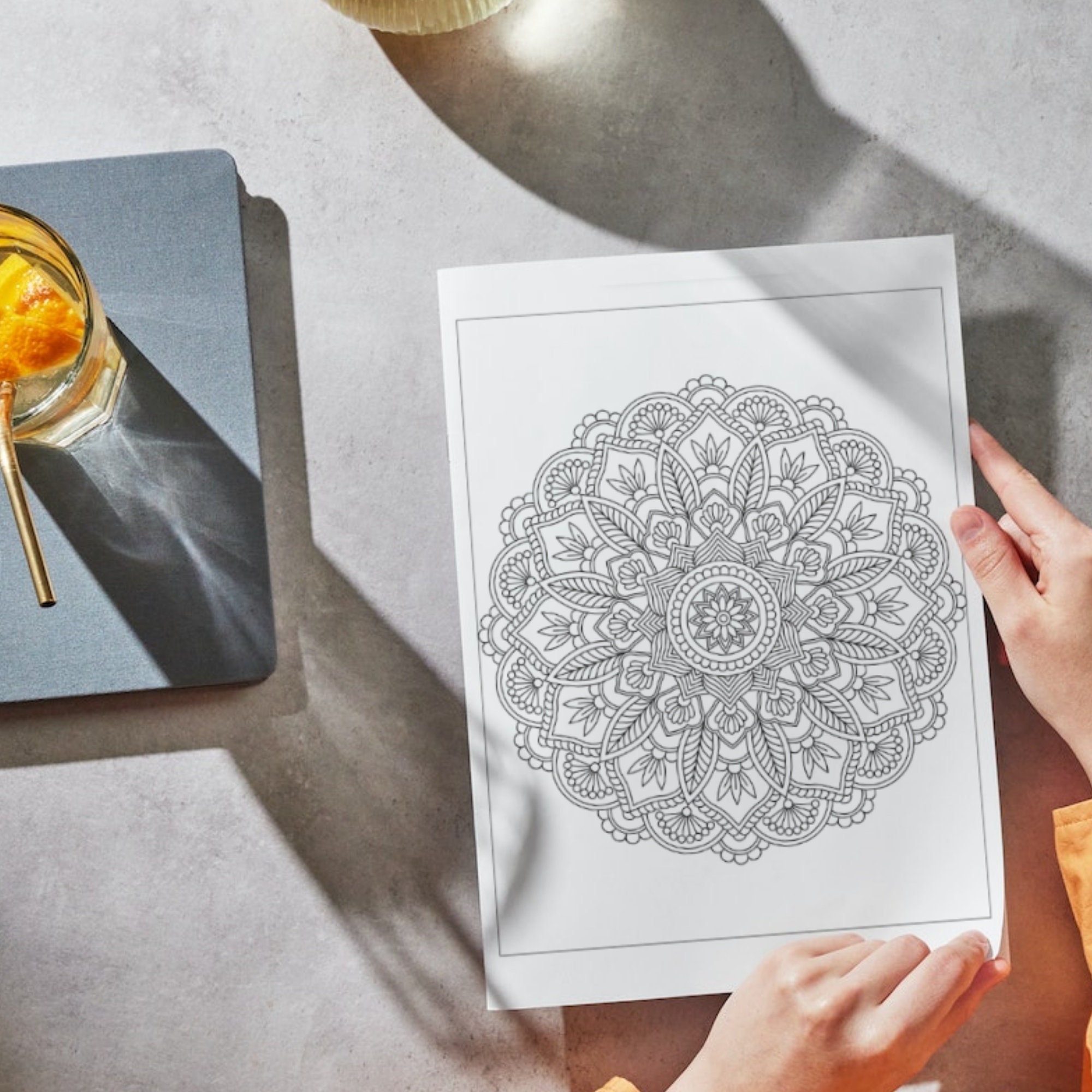 Mindful Coloring Pages - Mandala Meditations | Printable PDF Adult ...
