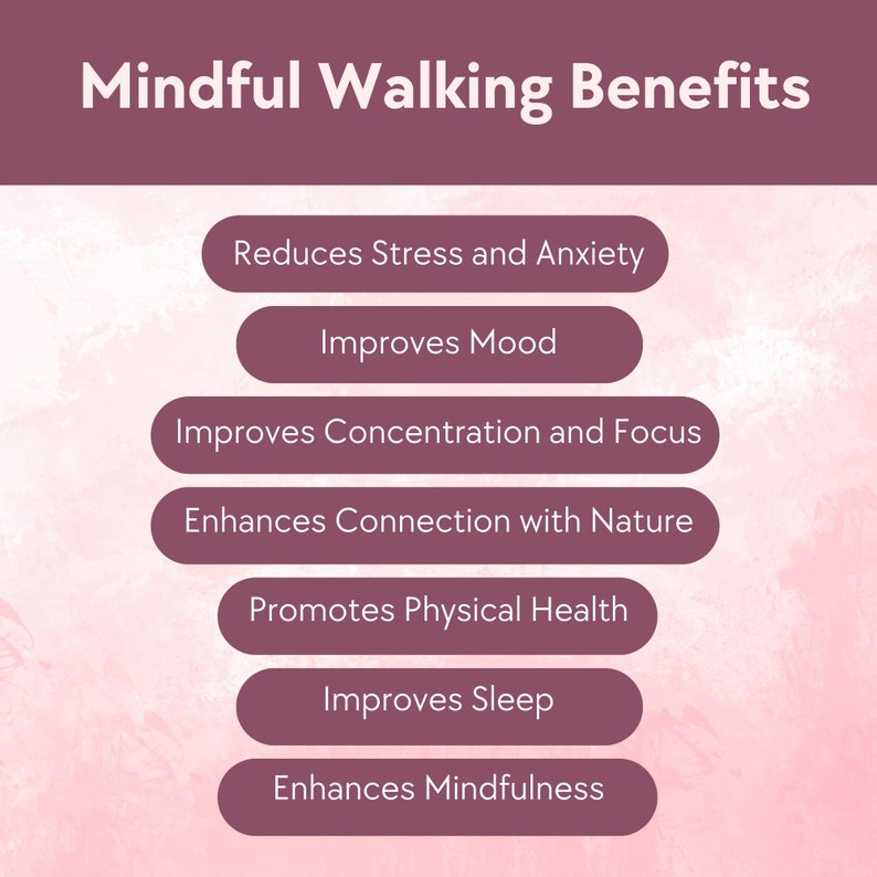 Mindful Walking Worksheets Mindful Walking Exercises PDF Printable ...