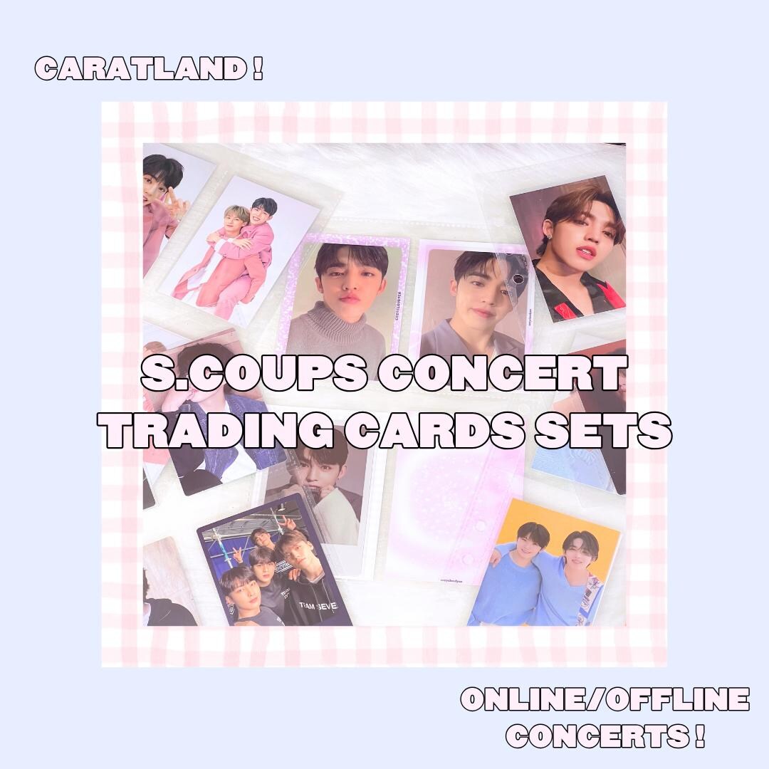 S.coups Seventeen Official Trading Card Sets | Official Kpop Photocards, Seventeen Photocard, S ...